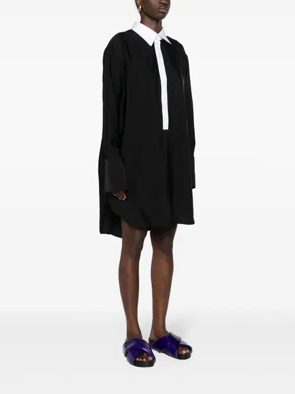 Loewe Detachable-collar Midi Shirt Dress