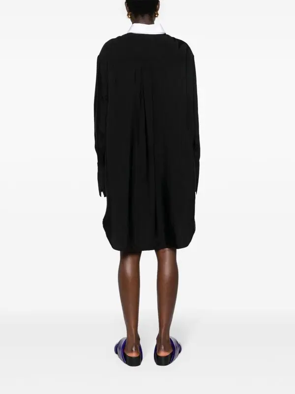 Loewe Detachable-collar Midi Shirt Dress