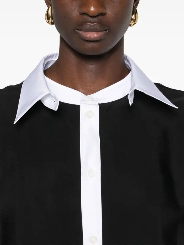 Loewe Detachable-collar Midi Shirt Dress