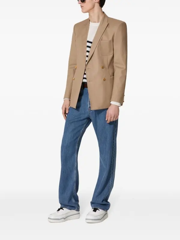 Valentino Garavani Double-breasted Cotton Blazer