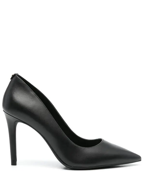 Michael Kors 75mm Alina Flex Leather Pumps - Black