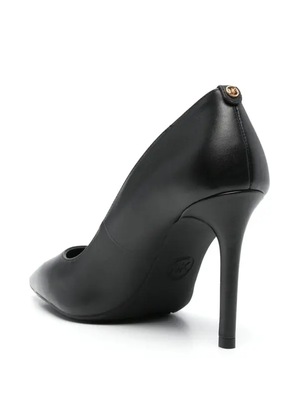 Michael Kors 75mm Alina Flex Leather Pumps - Black