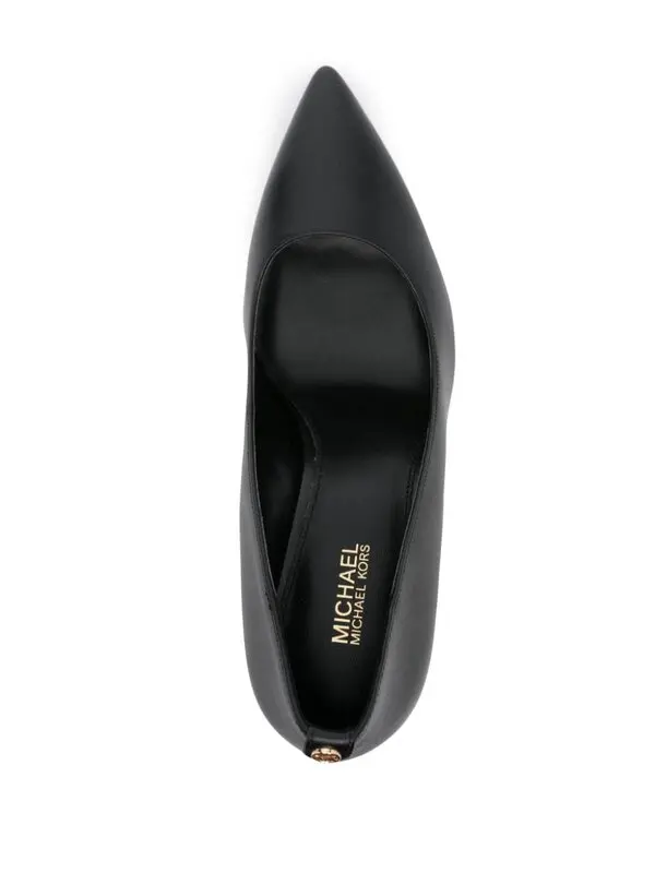 Michael Kors 75mm Alina Flex Leather Pumps - Black
