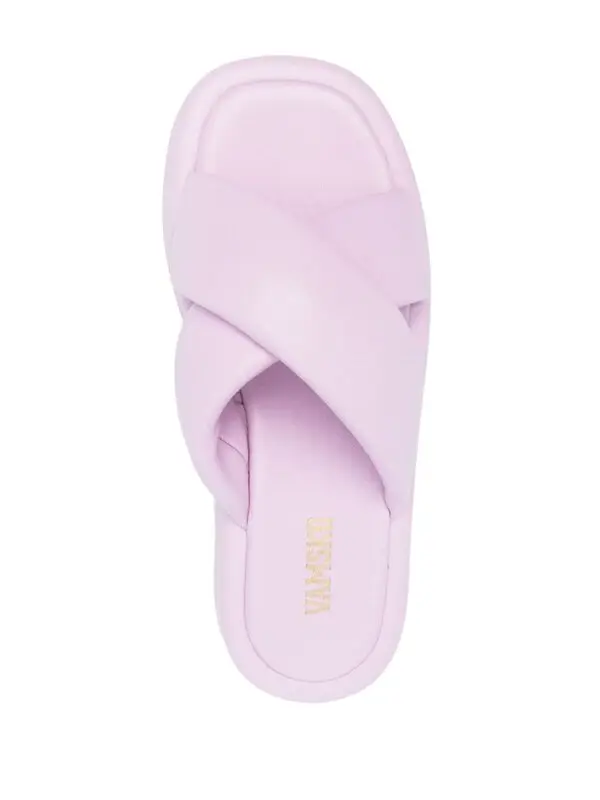 VAMSKO Pillow Leather Sandals - Purple