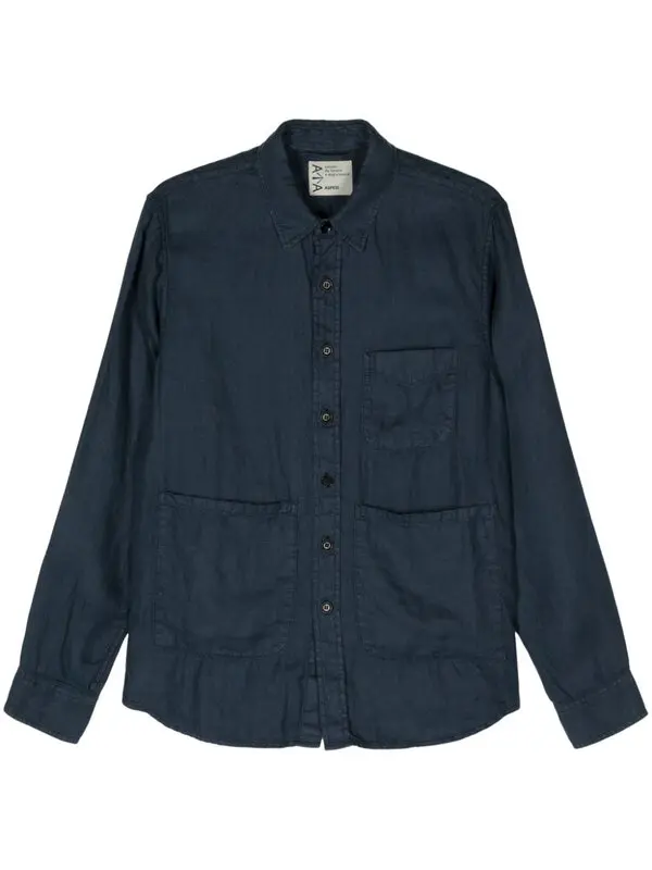 Aspesi Patch-pockets Hemp Shirt