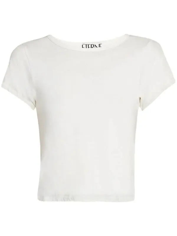 Eterne Crew-neck Cropped T-shirt