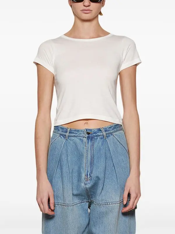 Eterne Crew-neck Cropped T-shirt