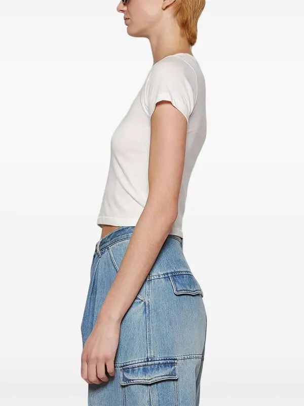 Eterne Crew-neck Cropped T-shirt