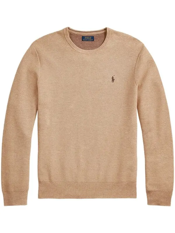 Polo Ralph Lauren Pony-embroidered Jumper - Neutrals