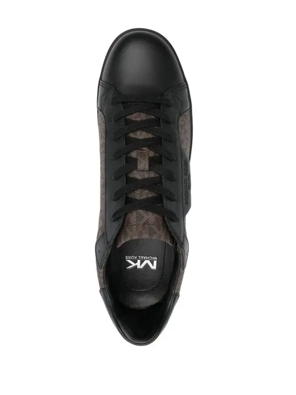 Michael Kors Keating Monogram-pattern Sneakers - Brown