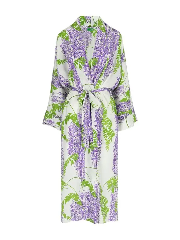 Bernadette Floral-print Silk Wrap Dress