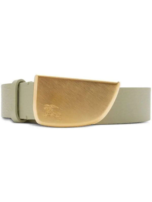Burberry Shield Leather Belt - Neutrals