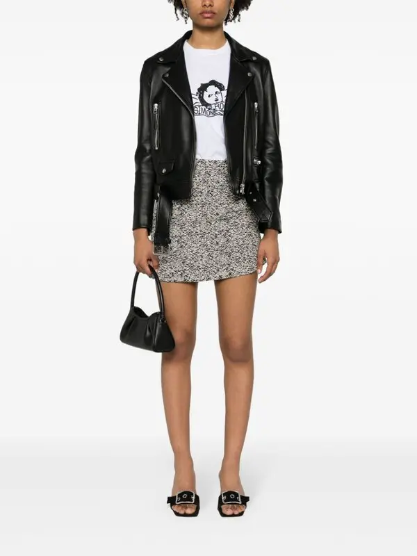 IRO PARIS Hortense Mini Draped Skirt - Black