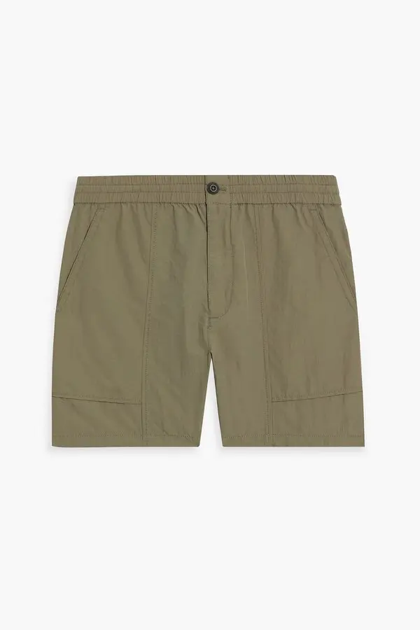 ALEX MILL Utility Shell Drawstring Shorts - Army Green