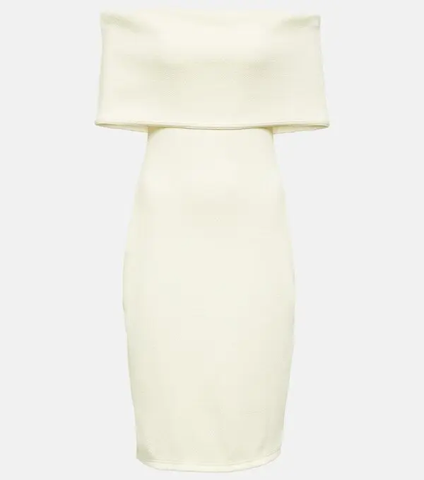 Bottega Veneta Off-shoulder Midi Dress