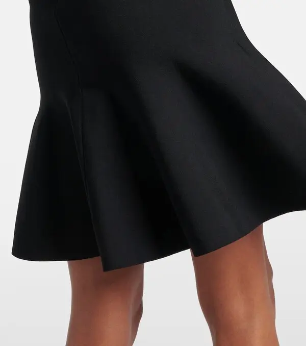 Alaïa Ribbed-knit Halterneck Minidress