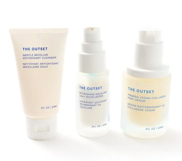 THE OUTSET Collagen Serum & 2 Pc Travel Set - One-color