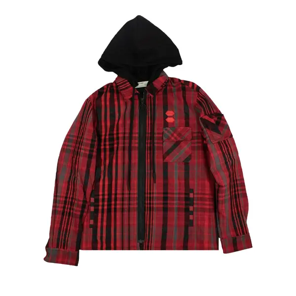 Off-White Layered Flannel Shirt