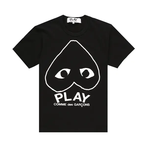 Play Comme Des Garcon Heart Outline Shirt
