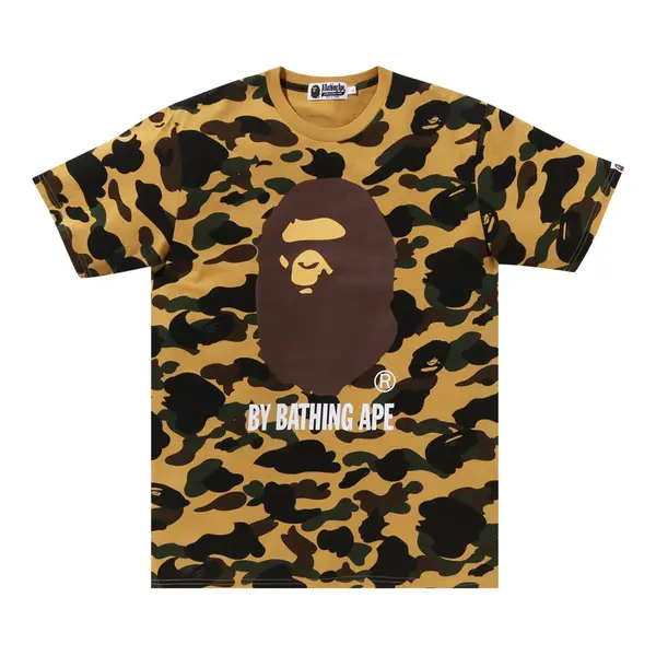 A BATHING APE 1st Camo Bathing Ape Tee - Yellow