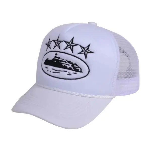 CORTEIZ 4starz Alcatraz Trucker Hat - White