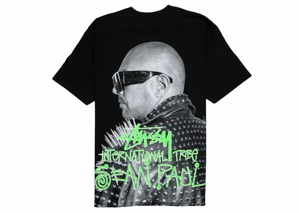 StÜssy X Sean Paul Tee Shirt - Black