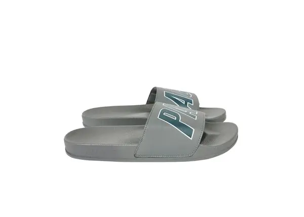 PALACE Sliderin Slides - Grey/teal