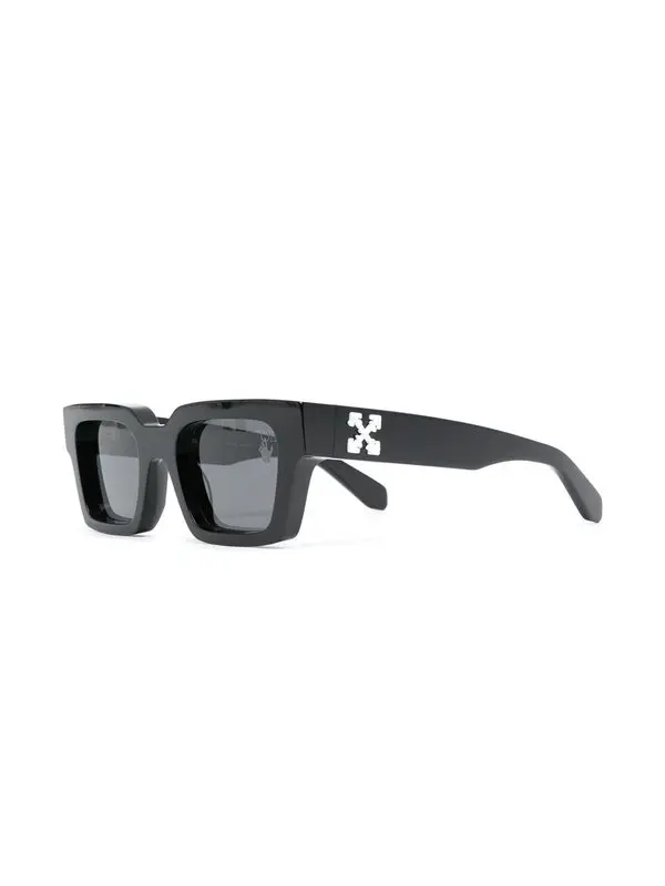 Off-White Square Frame Sunglasses - Black/white/grey (omri012r21pla0011001)