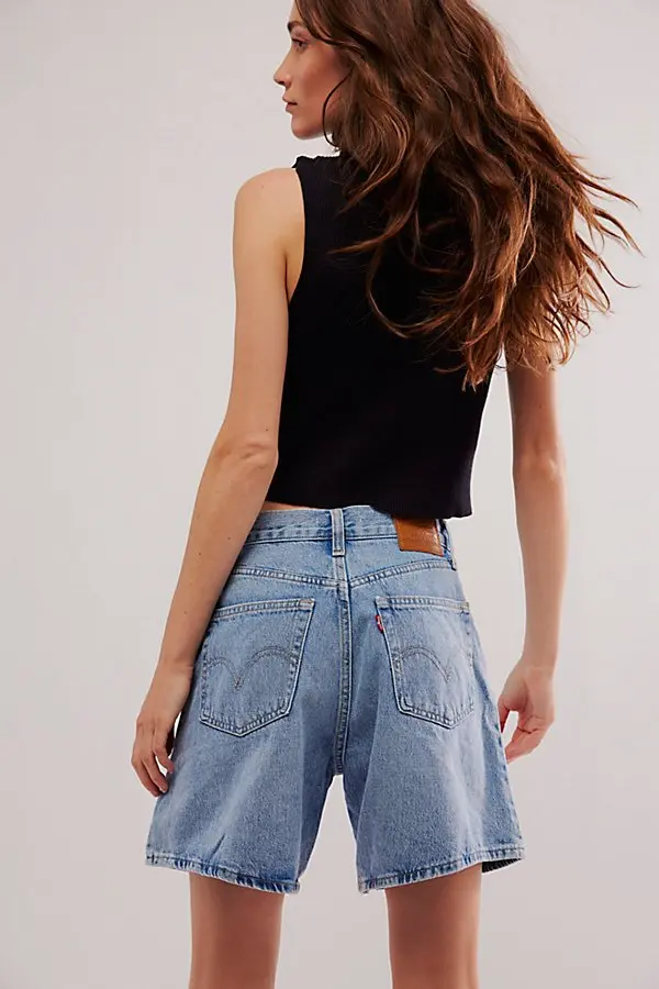 LEVI'S High Baggy Denim Shorts - Far And Wide