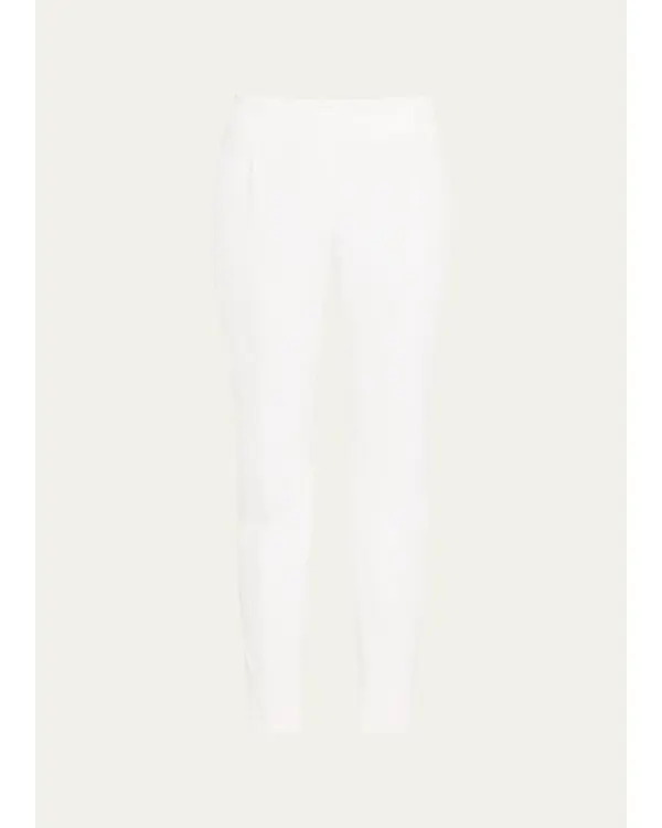Lafayette 148 New York Stanton Cropped Pants - Sand