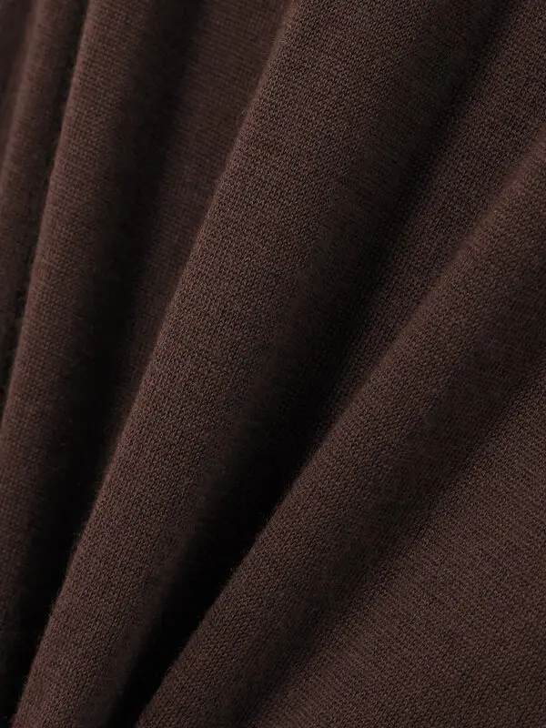 Eterne Emma Cashmere Maxi Skirt - Brown