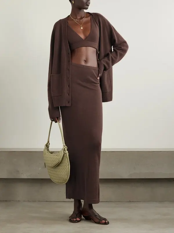 Eterne Emma Cashmere Maxi Skirt