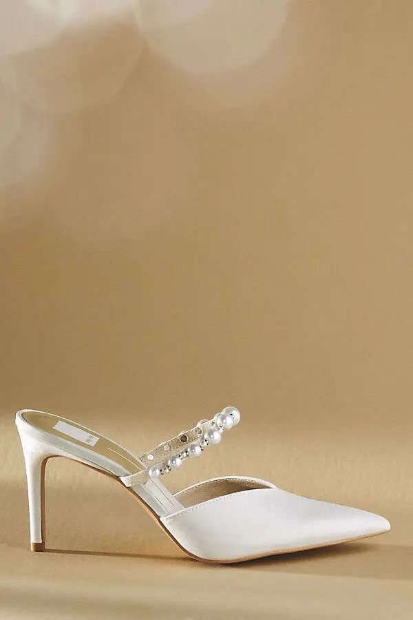 Dolce Vita Kanika Pearl Heels - White