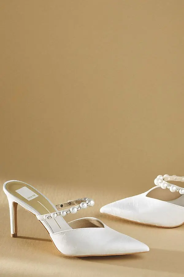 Dolce Vita Kanika Pearl Heels - White