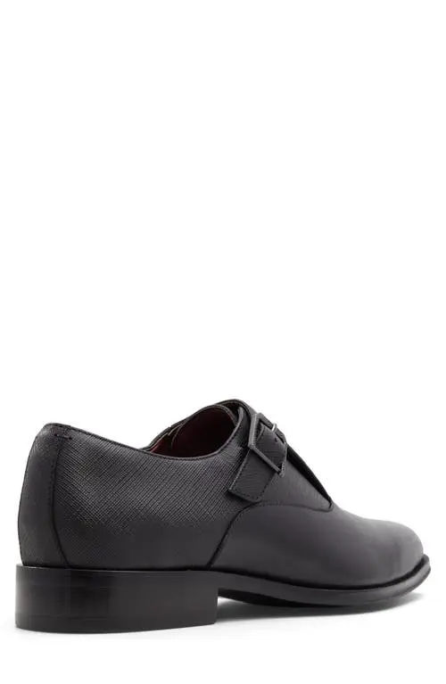 Aldo Buckled Monk Strap Leather Shoe