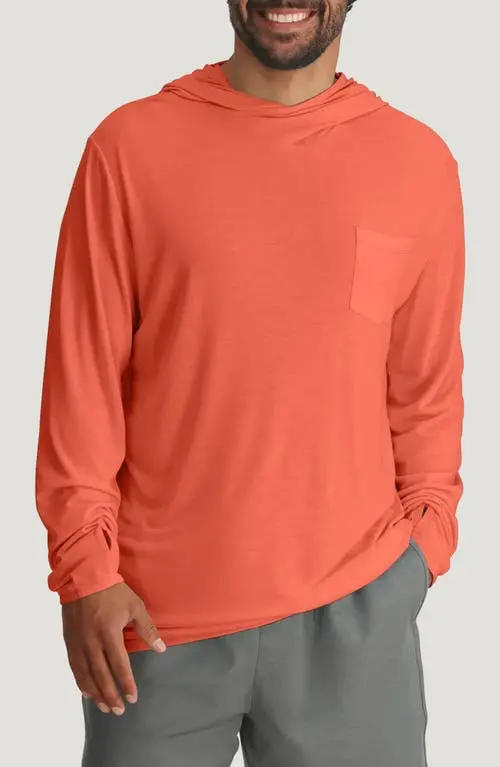 FREE FLY Lightweight Upf 20+ Hoodie - Flamingo