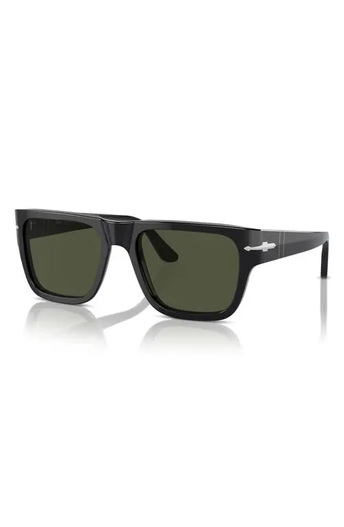 Persol 55mm Square Sunglasses - Black