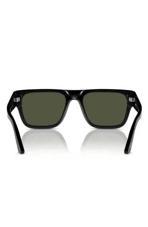 Persol 55mm Square Sunglasses - Black
