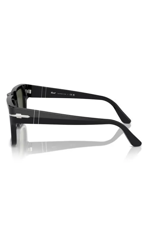 Persol 55mm Square Sunglasses - Black