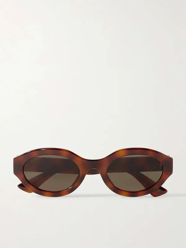 Gucci Oval-frame Sunglasses