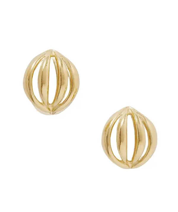 YSSO Flower Bud -plated Earrings - Gold