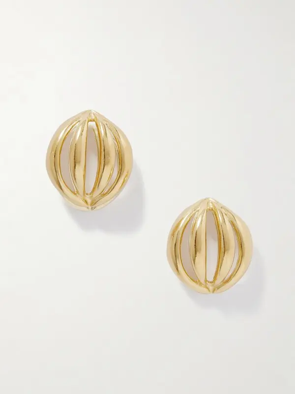 YSSO Flower Bud -plated Earrings