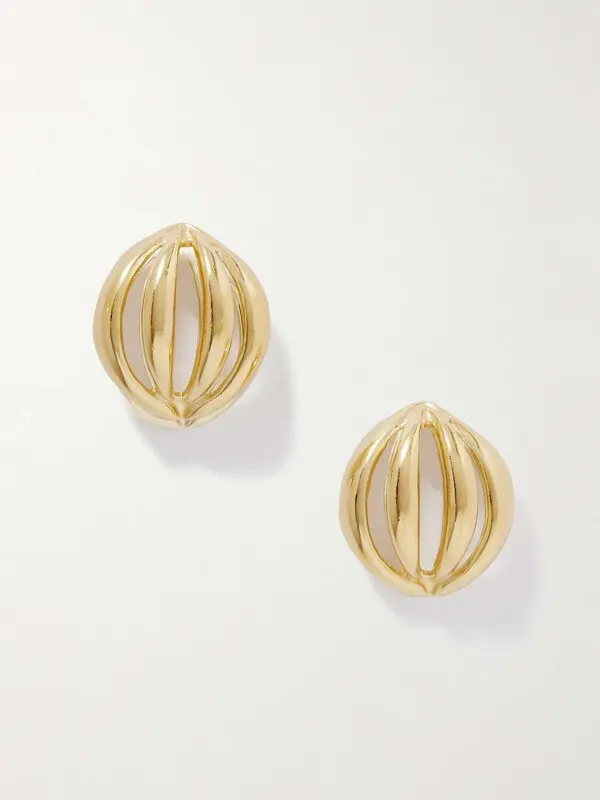 YSSO Flower Bud -plated Earrings