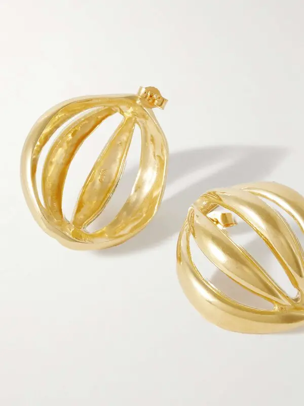 YSSO Flower Bud -plated Earrings