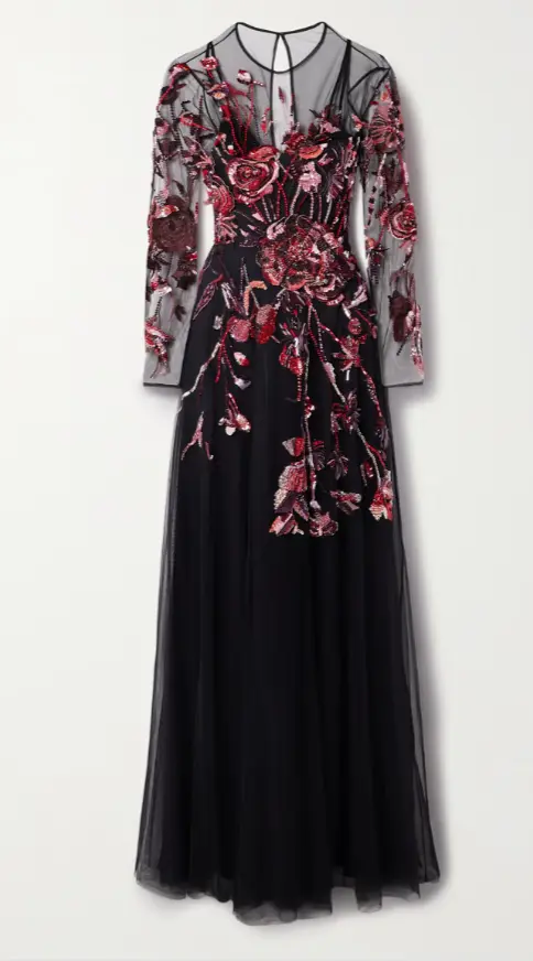 Zuhair Murad Embellished Tulle Gown