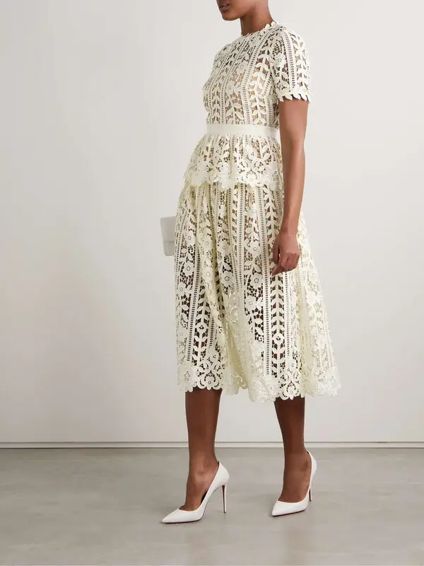 cream lace plus size dress 2XL-7XL) Plus Size Cream Chanelesque Lace Long Sleeve Dress (EXTRA BI –  Pluspreorder