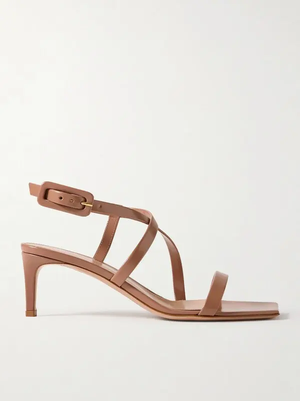 GIANVITO ROSSI Tokio 55 Patent-leather Sandals