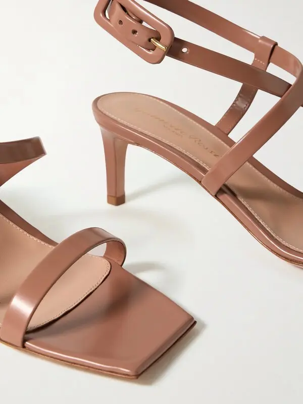 GIANVITO ROSSI Tokio 55 Patent-leather Sandals