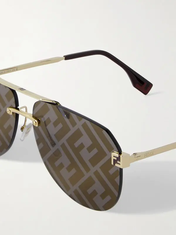 Fendi Sky Aviator-style Sunglasses