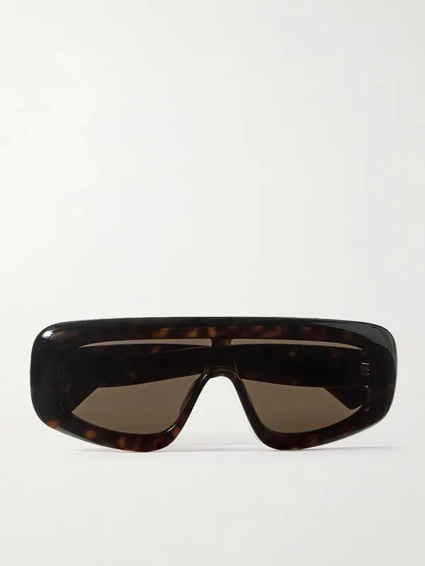 Bottega Veneta D-frame Acetate Sunglasses - Tortoiseshell